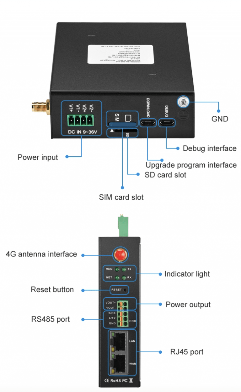 PLC gateway BL102 (PLC/Modbus to MQTT/OPC UA gateway) giá rẻ