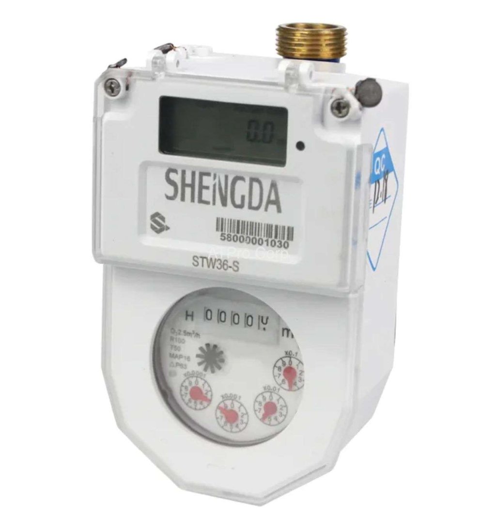Đồng hồ nước trả trước STS R100 hỗ trợ CIU RF-LoRa IP68 Shengda giá rẻ