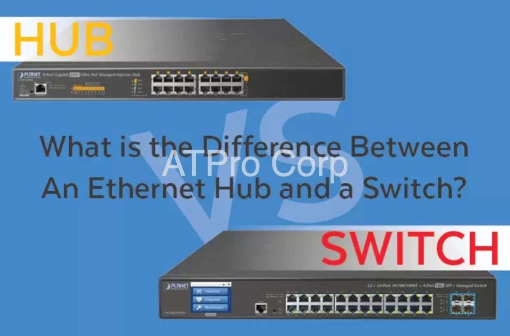 Hub là gì? Vai trò và sự khác biệt giữa Hub và Switch- ATPro