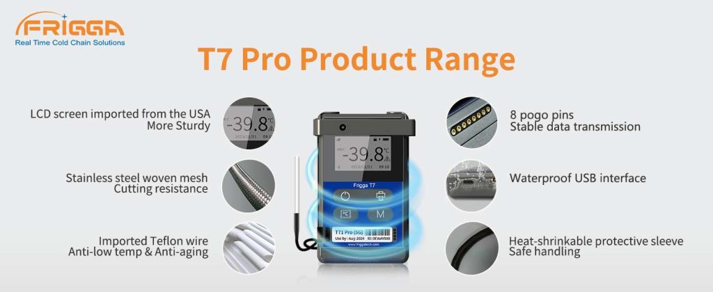 Bộ ghi dữ liệu nhiệt độ thời gian thực Frigga T71 Pro (5G) giá rẻ